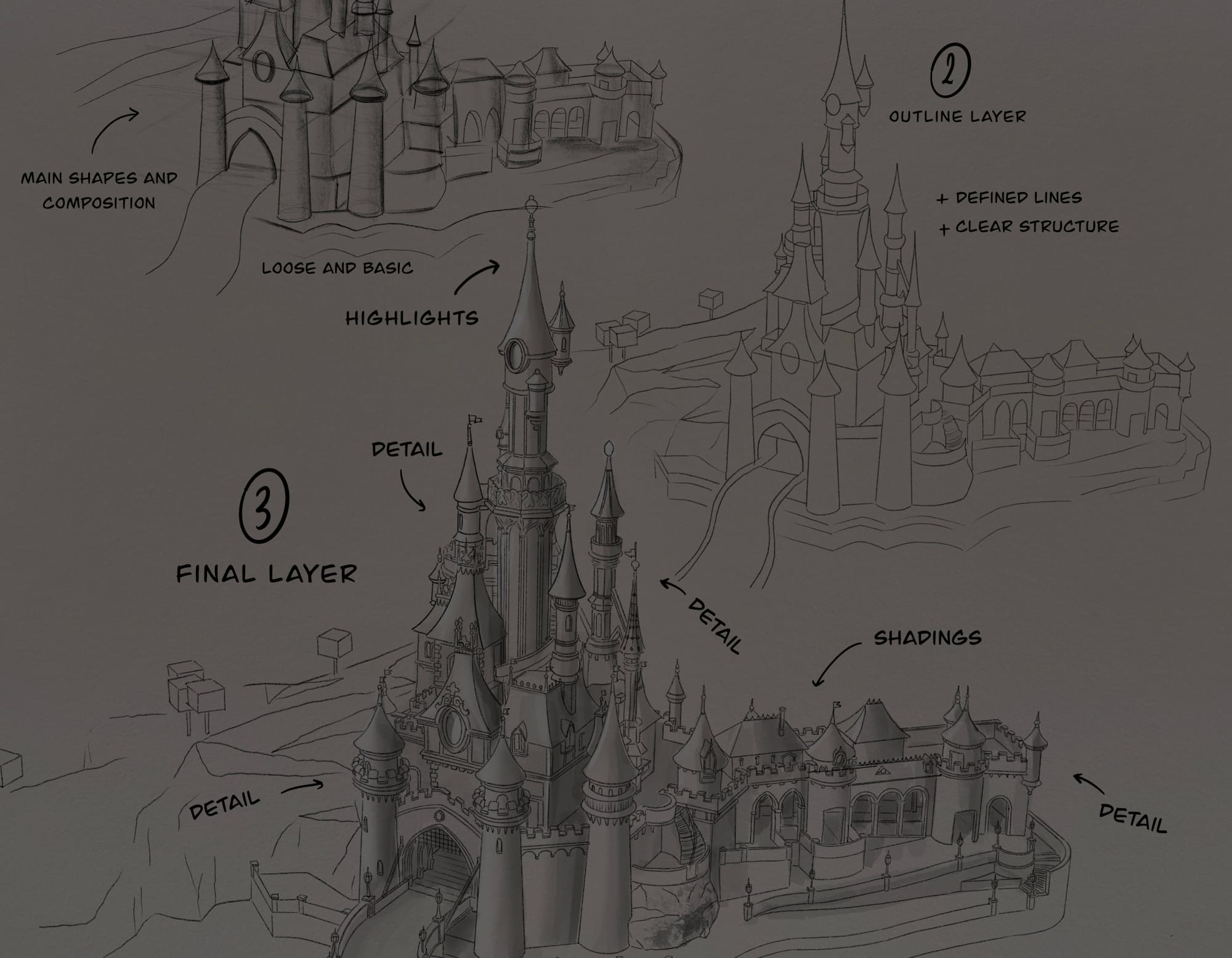 3 Ways To Create Depth In Your Drawings